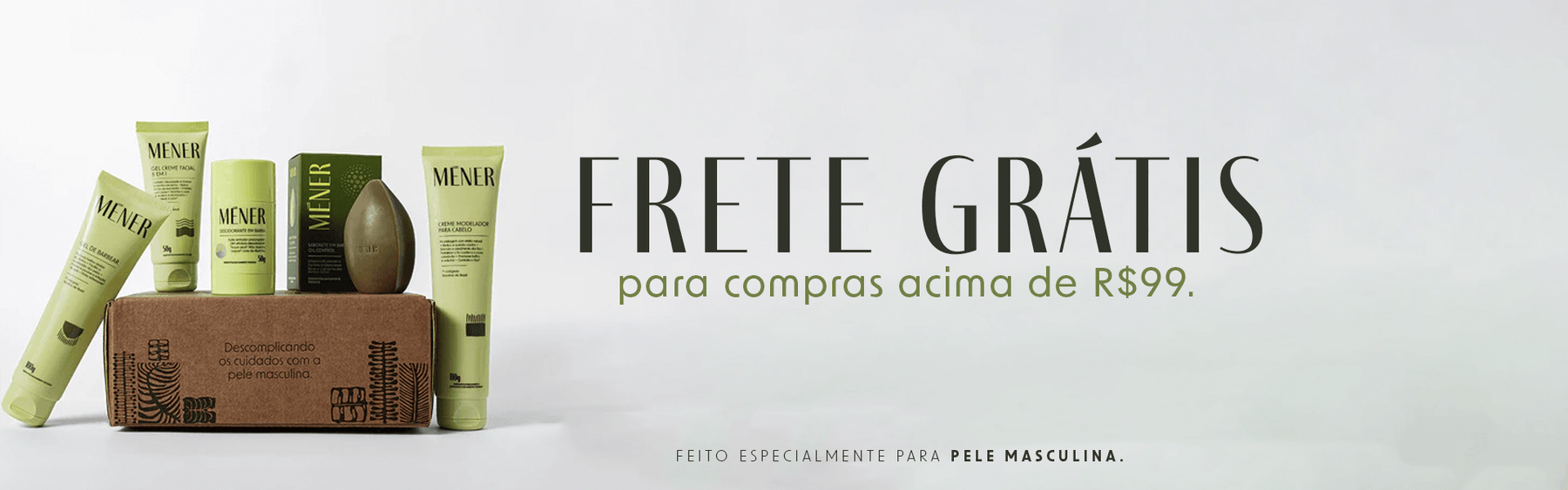 MÉNER - A marca de cuidados com a pele masculina